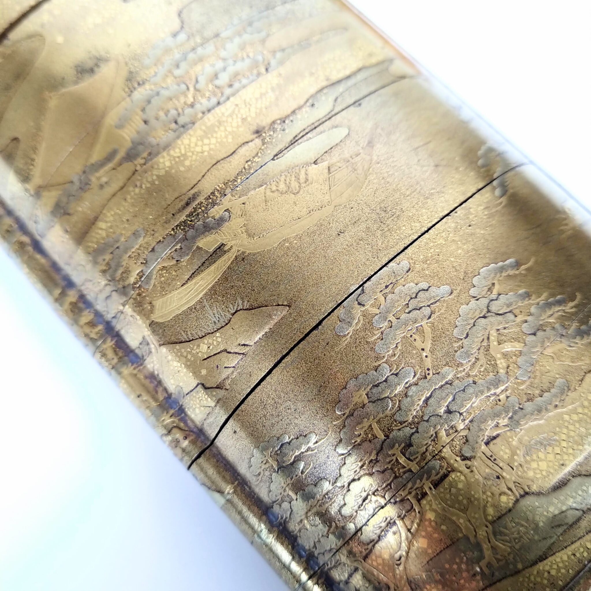 金蒔絵印籠 蜻蛉玉緒締 吊るし亀饅頭根付 – 古美術西川